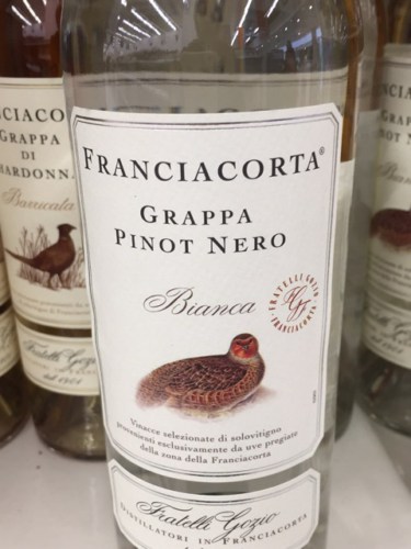 N.V. Fratelli Gozio Franciacorta Grappa Pinot Nero Bianca | Vivino ...