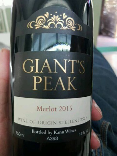 Kanu Giant's Peak Merlot | Vivino US
