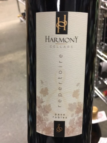 Harmony Cellars Repertoire | Vivino English
