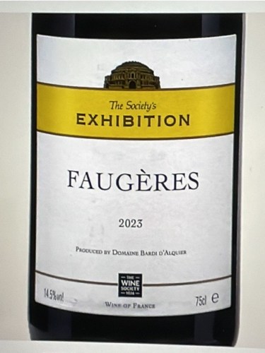 The Wine Society The Society's Exhibition Faugères | Vivino English