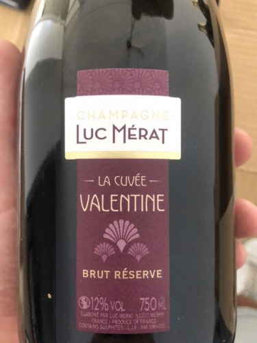 Luc Mérat La Cuvée Valentine Réserve Brut Champagne | Vivino 日本