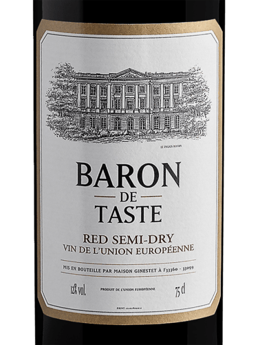 Ginestet Baron de Taste Red Semi Dry | Vivino Brasil