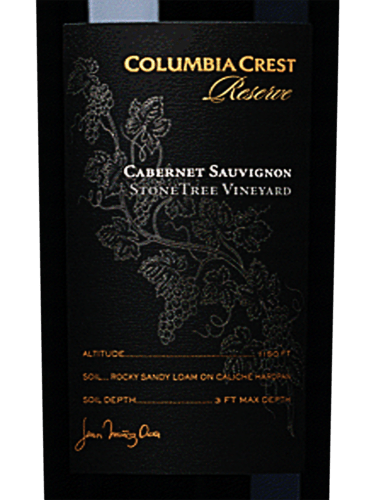 Columbia Crest Stone Tree Vineyard Reserve Cabernet Sauvignon | Vivino US