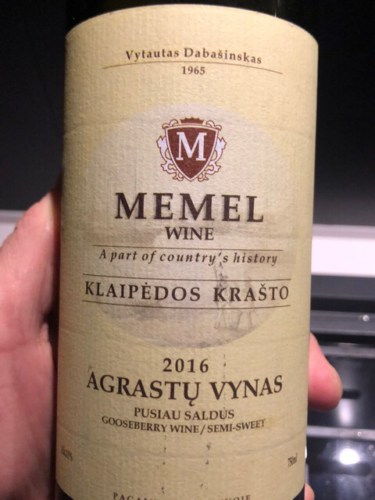 Memel Agrastų Vynas ( Gooseberry) | Vivino English