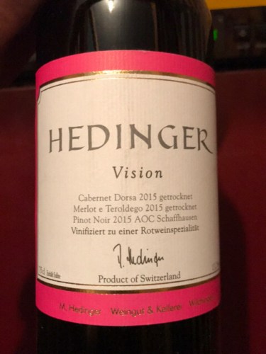 Hedinger Vision | Vivino Australia