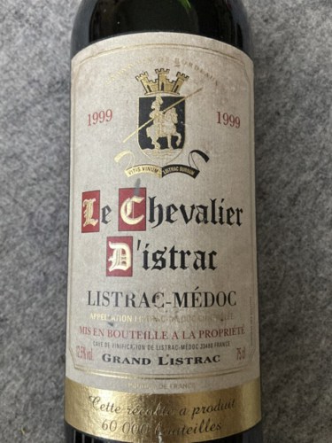 2016 Le Chevalier d'Istrac Listrac-Médoc | Vivino US