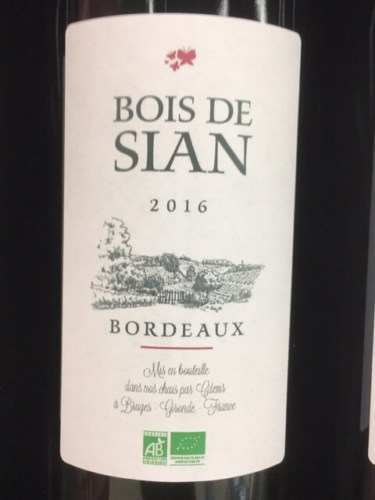 Châteaux Domaines et Millésimes Bois de Sian Bordeaux | Vivino France