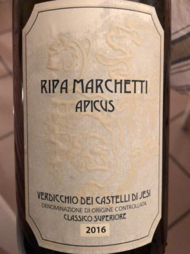Ripa Marchetti Apicus Verdicchio dei Castelli di Jesi Classico ...