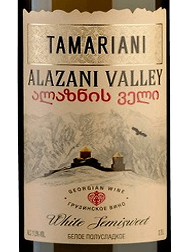 Tamariani Тамариани Alazani Valley ალაზნის ველი White Semi Sweet