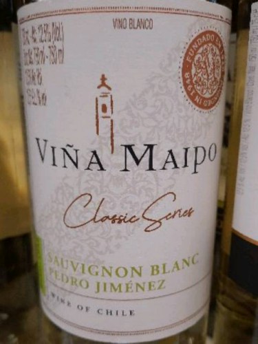 Viña Maipo Classic Series Sauvignon Blanc - Pedro Jimenez | Vivino US