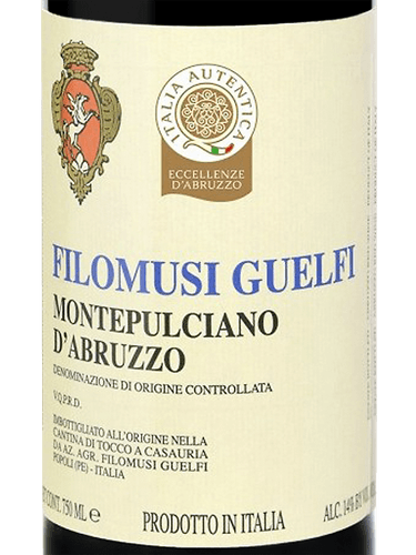 Filomusi Guelfi Montepulciano d’Abruzzo | Vivino English