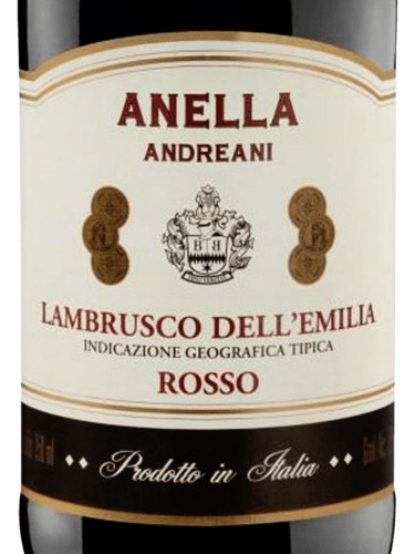 Anella Andreani Lambrusco dell'Emilia Rosso | Vivino US