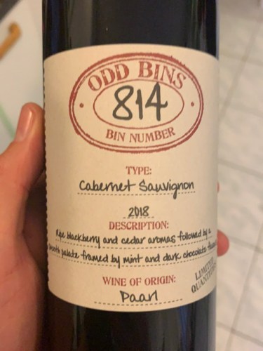 Odd Bins Bin Number 814 Cabernet Sauvignon | Vivino US