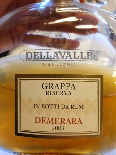 N.V. Distilleria Dellavalle Grappa Riserva in Botti da Rum Demerara ...