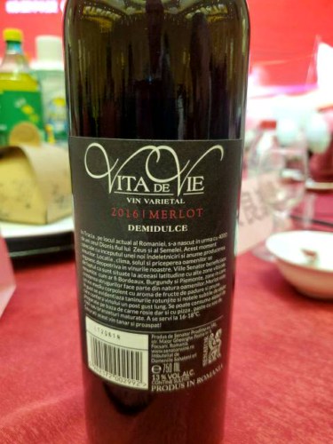 Senator Prodimpex Vita de Vie Merlot Demi Dulce | Vivino US