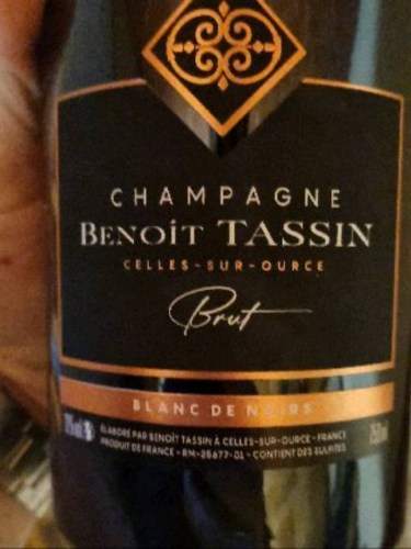 Benoit Tassin Cuvée Blanc de Noirs Brut Champagne | Vivino 日本語