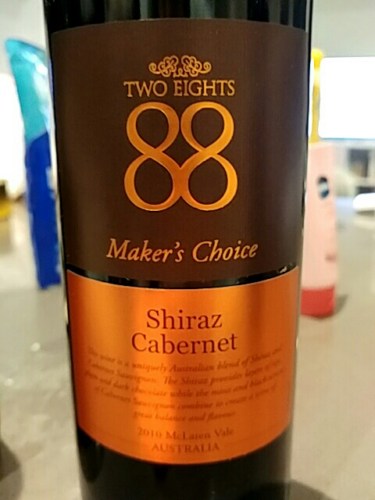 Two Eights 88 Maker's Choice Shiraz - Cabernet | Vivino 日本