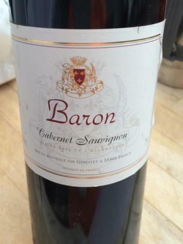 Ginestet Cabernet Sauvignon Vin de Pays Baron | Vivino US