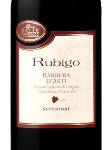 Baldi di Burio Rubigo Barbera d'Asti Superiore | Vivino US