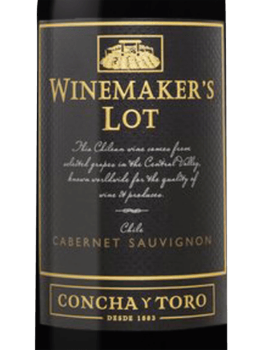 Concha y Toro Winemaker's Lot Cabernet Sauvignon | Vivino English