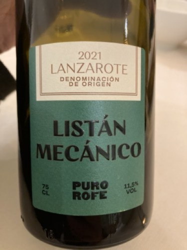 Puro Rofe Listán Mecánico | Vivino US