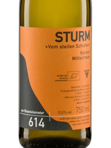 Weingut Sturm Vom Steilen Schiefer Kerner | Vivino US