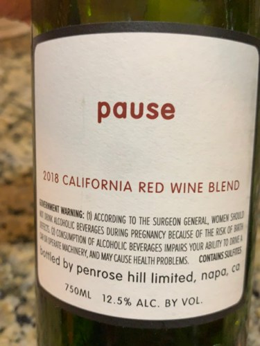 2021 Penrose Hill Pause Red Blend | Vivino US
