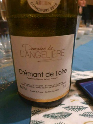Domaine de l'Angeliere Crémant de Loire | Vivino US