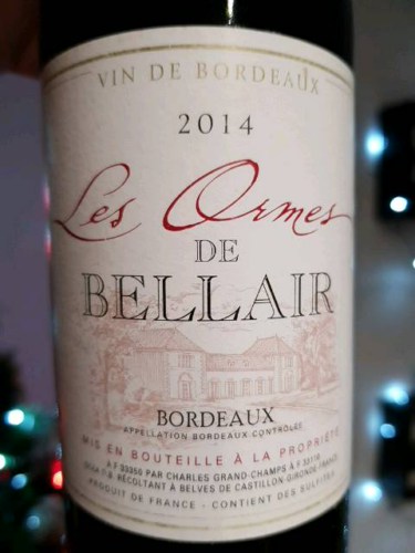 Charles Grand Champs Les Ormes de Bellair Bordeaux | Vivino Brasil