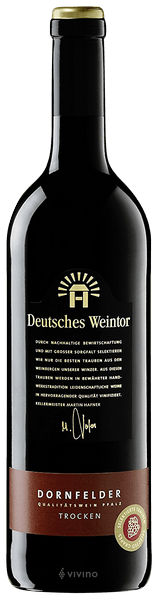 Deutsches Weintor Dornfelder Trocken | Vivino English