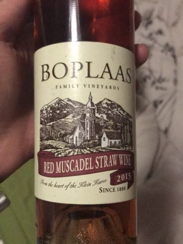 Boplaas Red Muscadel Straw | Vivino Australia
