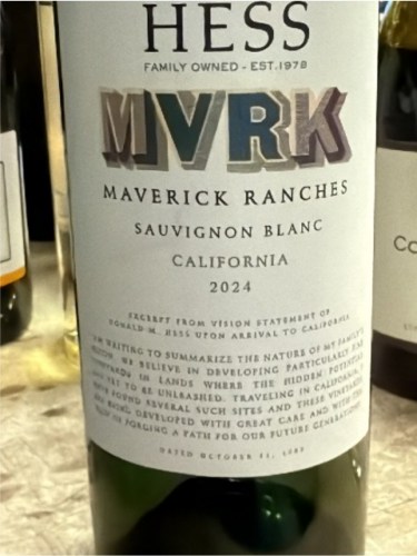 The Hess Collection Maverick Ranches Sauvignon Blanc | Vivino English