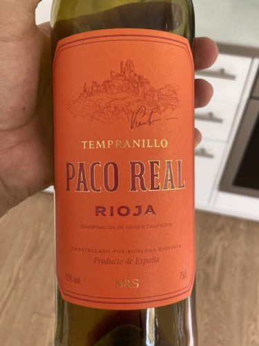 Riovinsa Paco Real Tempranillo | Vivino US