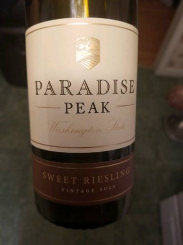 Washington Hills Paradise Peak Sweet Riesling | Vivino US