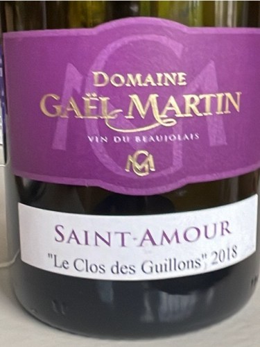 Domaine Gaël Martin Le Clos des Guillons Saint-Amour | Vivino Français