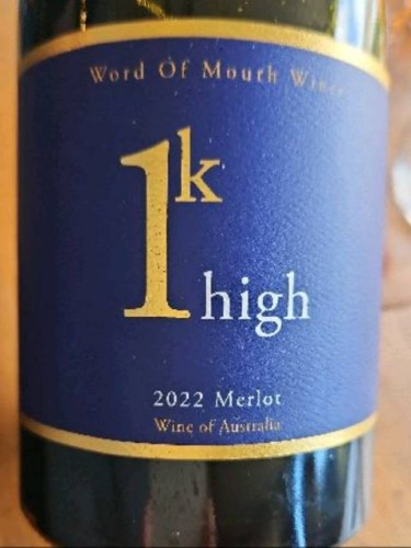 Word of Mouth Wines 1k High Merlot | Vivino US