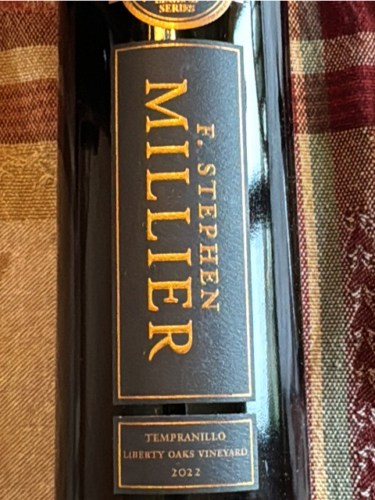 F. Stephen Millier Liberty Oaks Vineyard Tempranillo | Vivino US