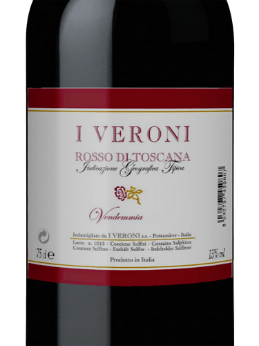 2019 Fattoria I Veroni Rosso di Toscana | Vivino US