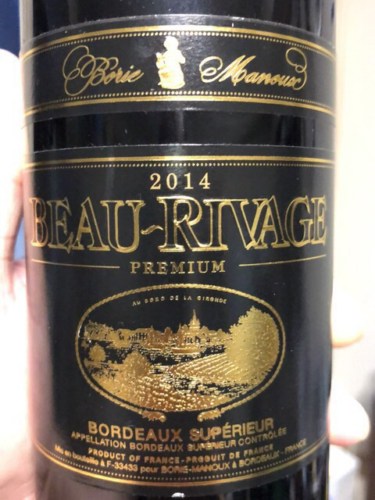 2014 Beau-Rivage Premium Bordeaux Supérieur | Vivino English