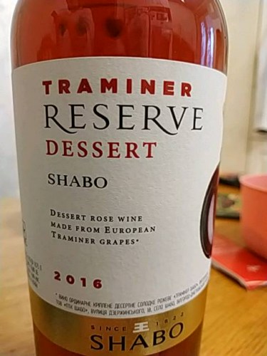 SHABO Reserve Traminer Dessert | Vivino English