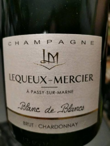 Lequeux Mercier Blanc de Blancs Brut Chardonnay Champagne | Vivino US