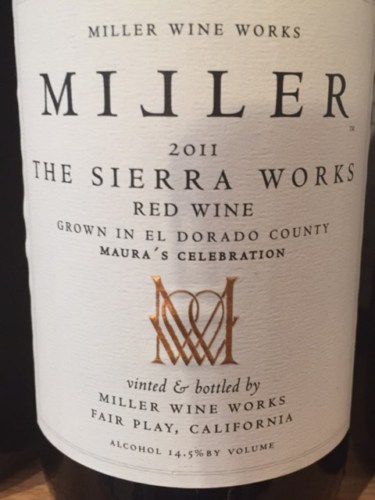 Miller Wine Works Maura's Celebration The Sierra Works | Vivino US