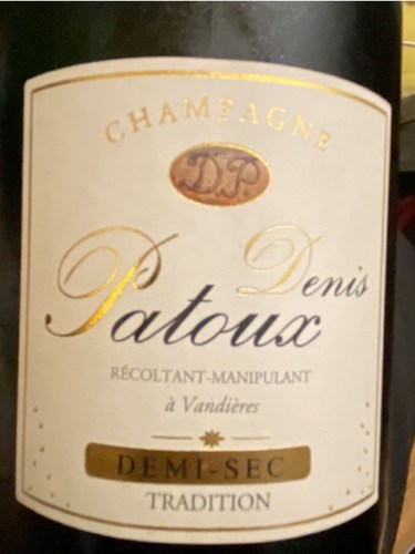 Denis Patoux Demi-Sec Brut Champagne | Vivino US