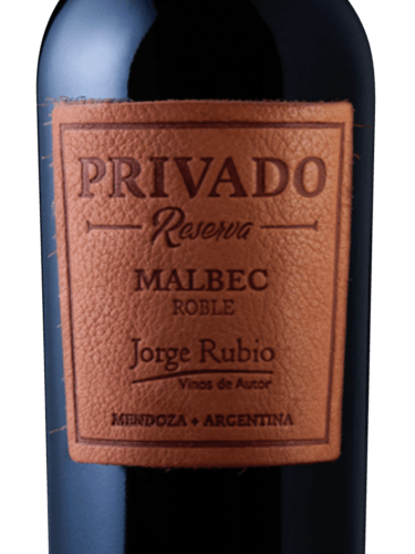 Jorge Rubio Privado Reserva Malbec Roble | Vivino US