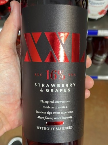 N.V. XXL Without Manners Strawberry & Grapes Moscato | Vivino English