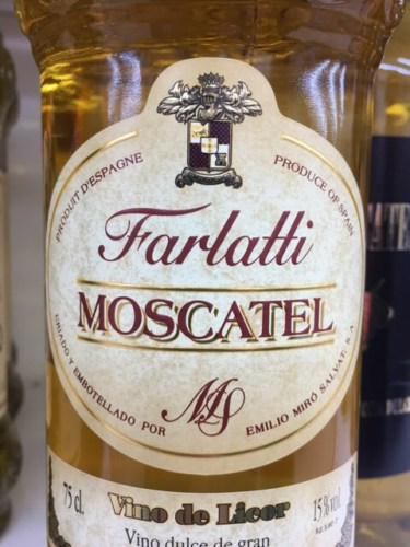Emilio Miro Salvat Farlatti Moscatel | Vivino US