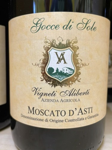 Vigneti Aliberti Gocce di Sole Moscato d'Asti | Vivino 日本