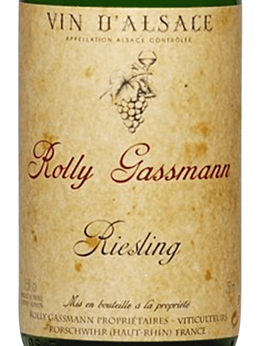 Rolly Gassmann Réserve Millésime Riesling | Vivino US