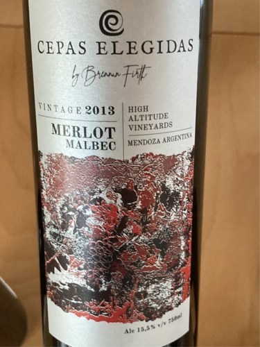 Cepas Elegidas High Altitude Vineyards Merlot - Malbec | Vivino 日本