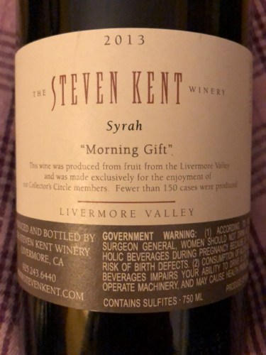 Steven Kent Morning Gift Syrah | Vivino US